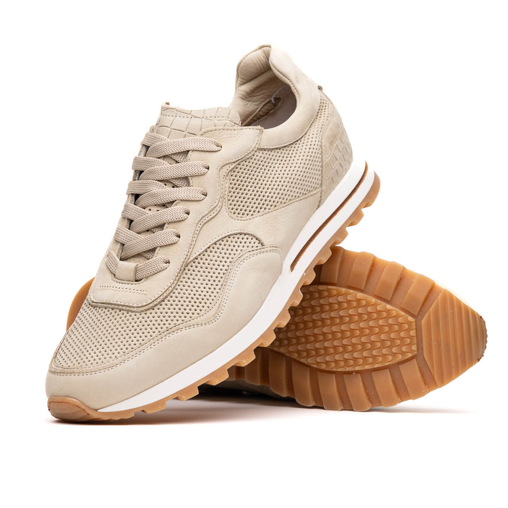 66-246-SND MILO Suede & Mesh Trainer Sand Size 10 – Zelli Italia 66-246-SND MILO Suede & Mesh Trainer Sand Size 10 – Zelli Italia